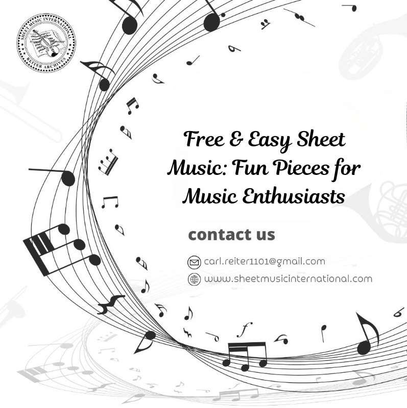 Free & Easy Sheet Music: Fun Pieces for Music Enthusiasts
