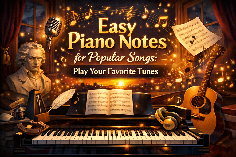 Easy Piano Notes for Popular Songs: Play Your Favorite Tunes
