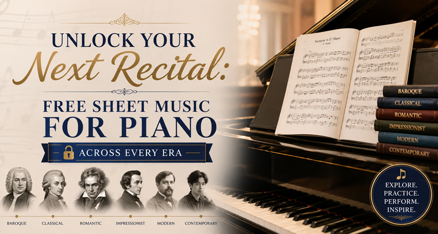 Easy Piano Sheet Music: 10 Free Songs Perfect for Beginners